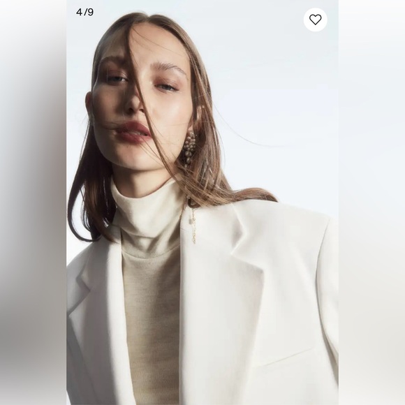COS | Jackets & Coats | Brand New With Tags Oversized White Cos Blazer ...